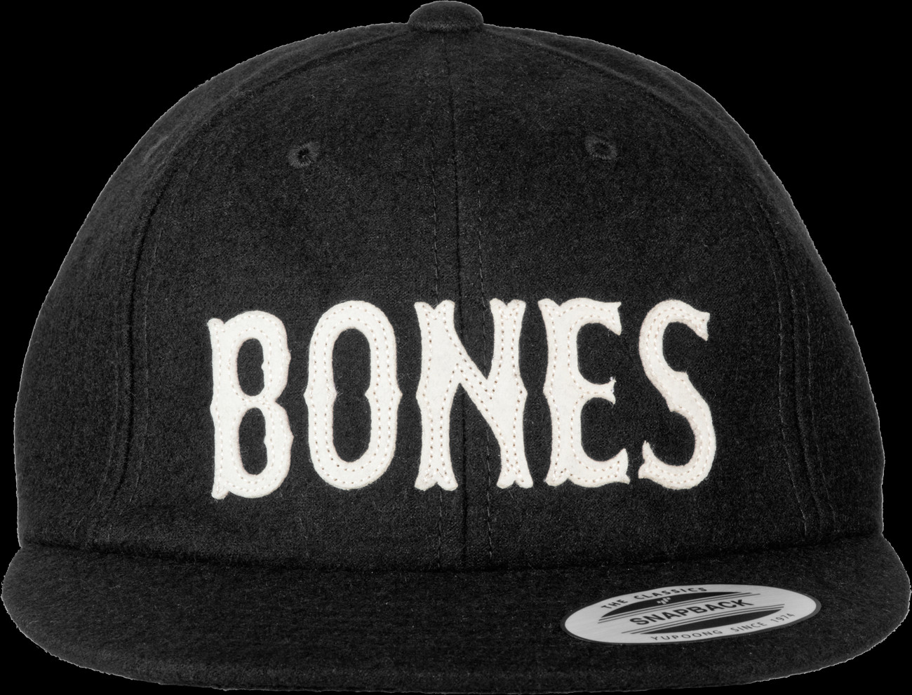 BONES WHEELS Cap Strapback Wooly Black Photo #4 - Photo Gallery - BONES ...