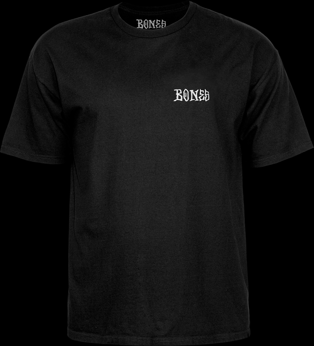 BONES WHEELS Short Stitch T-Shirt Black Photo #3 - Photo Gallery ...