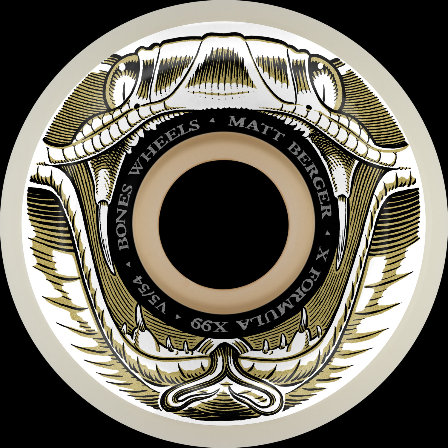 BONES WHEELS X-Formula Skateboard Wheels Berger Battlesnake 54 V5 ...