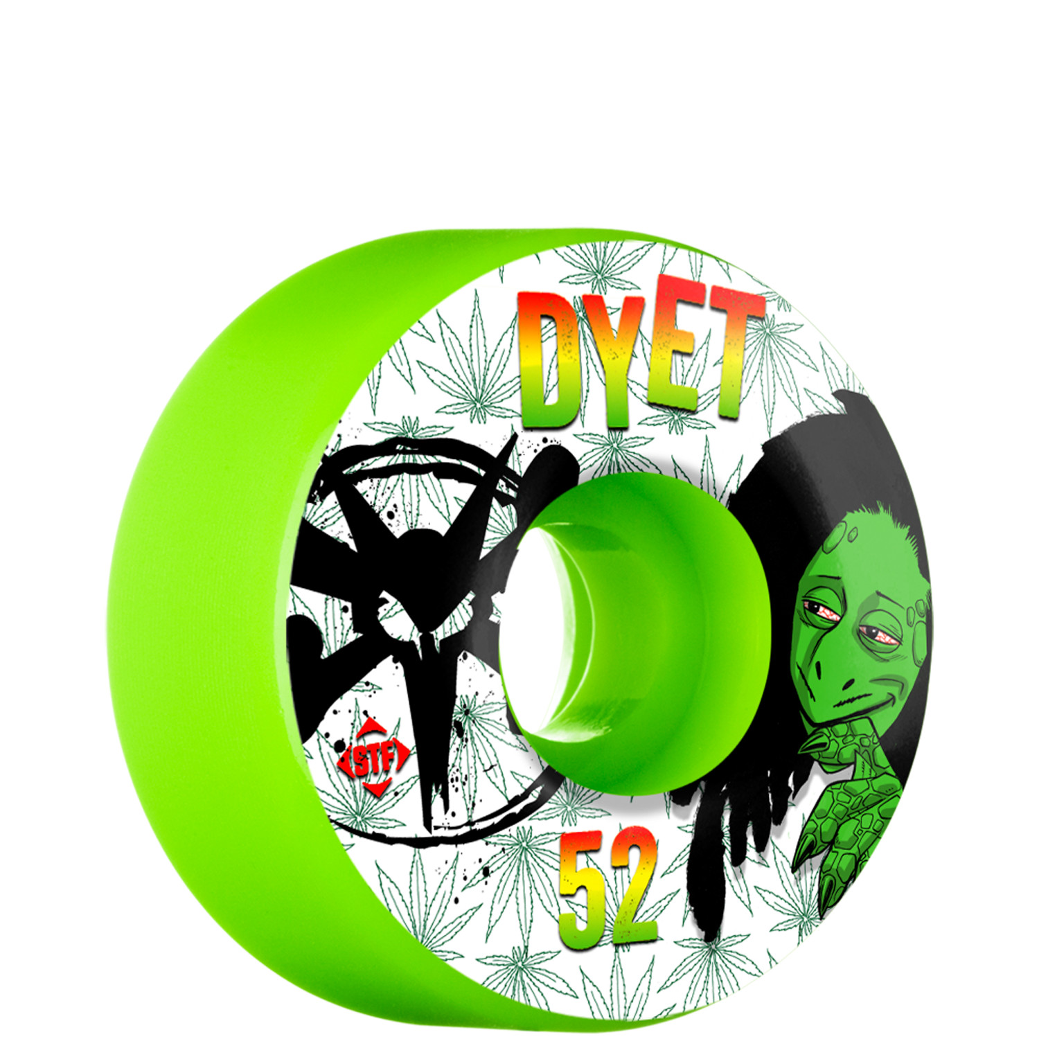 BONES WHEELS STF Pro Dyet Rasta Green 52mm 4pk Photo #1 - Photo Gallery ...