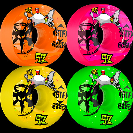 BONES WHEELS STF Party Pack Asst 52mm 4pk - BONES WHEELS