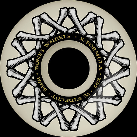 BONES WHEELS X-Formula Skateboard Wheels XF WIDECUT 56 V6 X-FORMULA 97A 4PK - BONES WHEELS