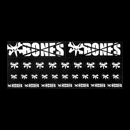 BONES WHEELS Multi Sticker (20 pack) - BONES WHEELS