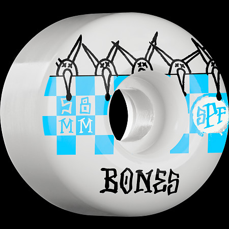 BONES WHEELS SPF Tiles 58x37 P2 Skateboard Wheels 84B 4pk - BONES WHEELS