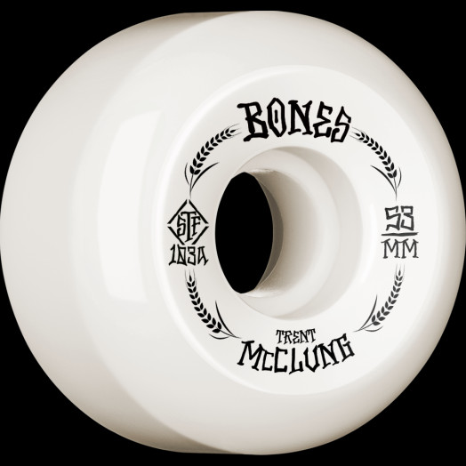 Bones Wheels Pro Stf Skateboard Wheels Trent Mcclung Oats 53mm V5