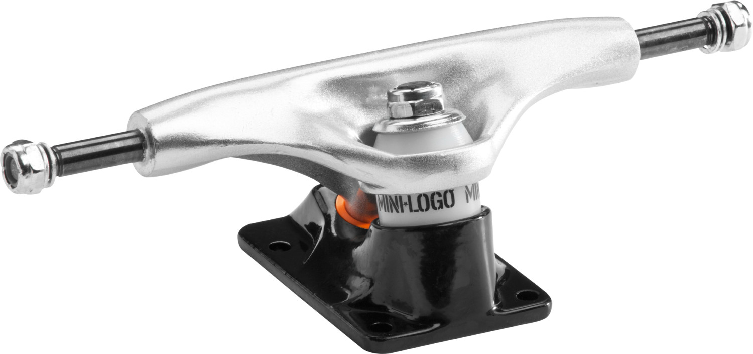 Mini Logo Trucks 7.6" Split Silver/Black (Set of 2) Photo #1 - Photo ...