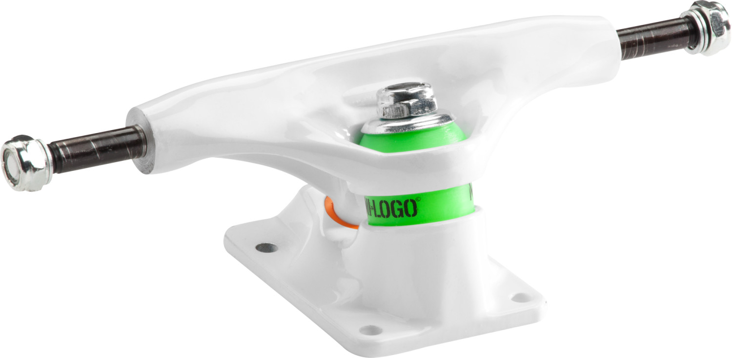 Mini Logo 8.38" Trucks (Set of 2) White Photo #1 - Photo Gallery - Mini ...