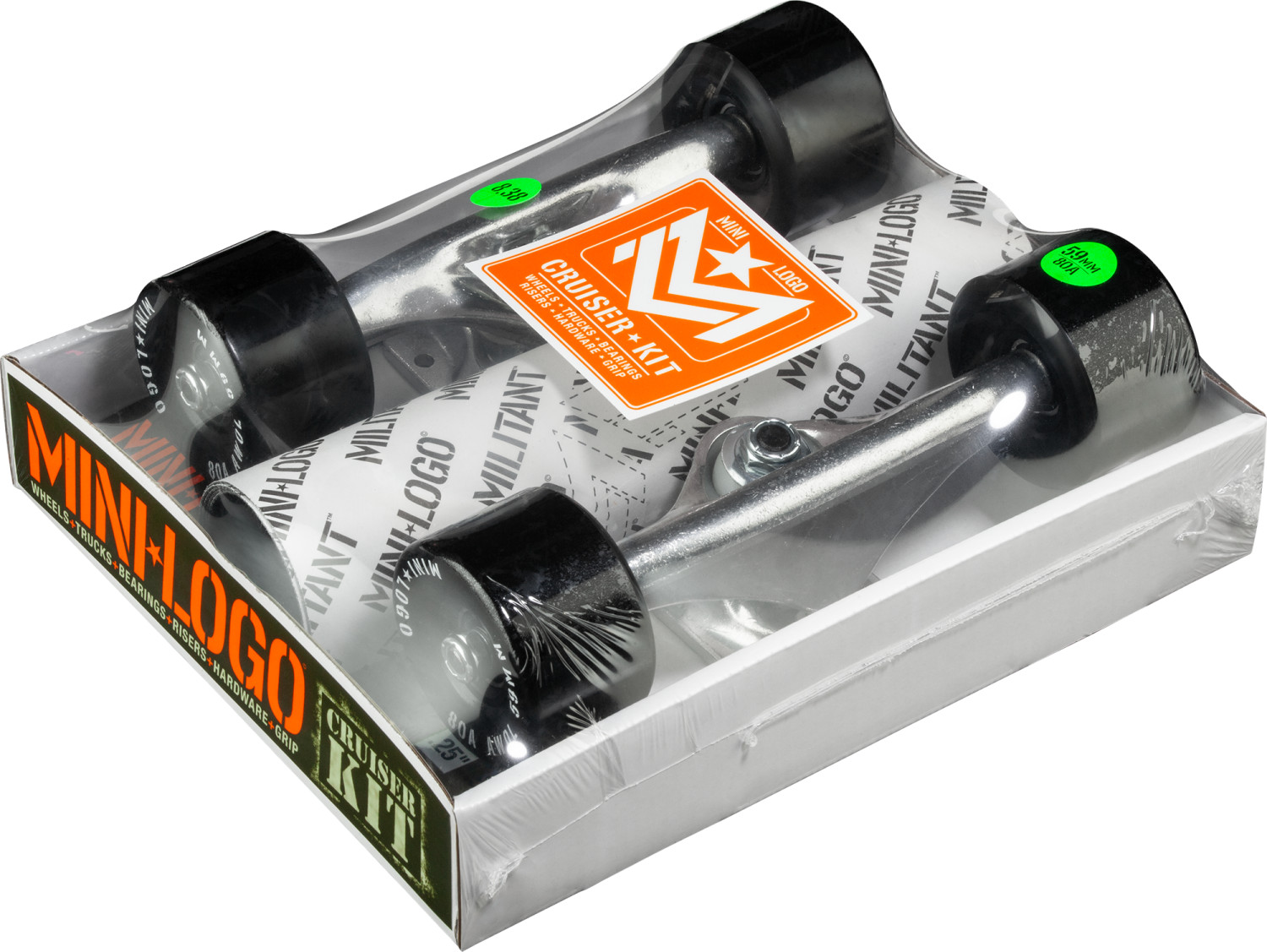 Mini Logo Cruiser Kit 59MM x 80A Black Photo #5 - Photo Gallery - Mini ...