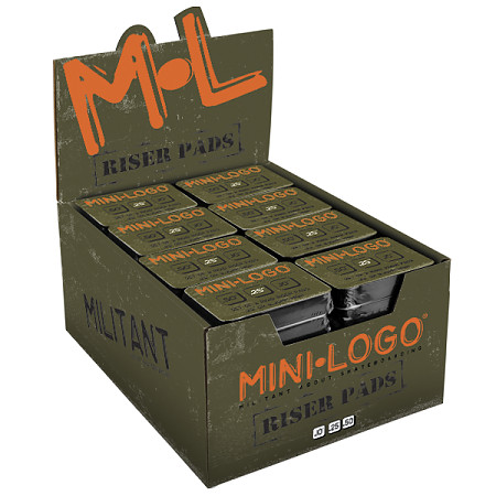 Mini Logo Riser Pad Rubber .1 inch POP 120 ct. - Mini Logo Skateboards