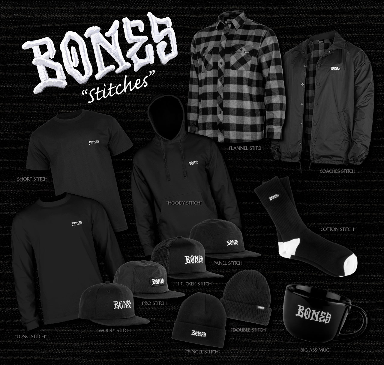 BONES WHEELS - 100% LESS FLATSPOTS - BONES WHEELS